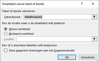 Excel Q&A: Bereik draaitabel, gefilterde items als tabel, Power Query ...
