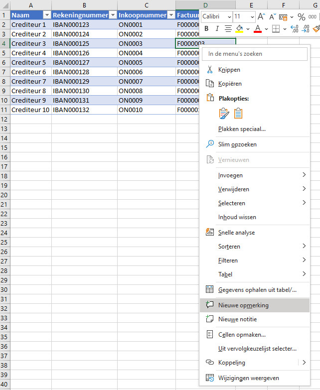 Excel-tutorial: Taken toewijzen met @-vermeldingen