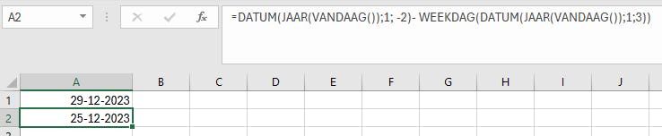 Excel-tutorial: weeknummer omzetten naar datum